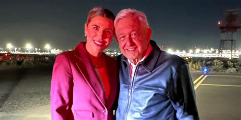 La Nada Austera Marina Del Pilar Recibe A AMLO Para Su Informe De