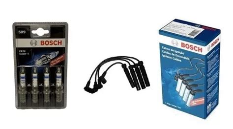 Juego Cables Y Bujias Bosch Electrodos Fr Aveo V