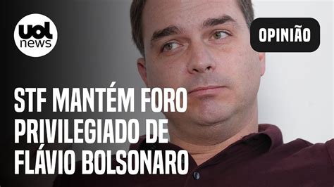 STF mantém foro privilegiado de Flávio Bolsonaro ganhou tempo para