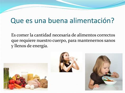 PPT Buena alimentación PowerPoint Presentation free download ID