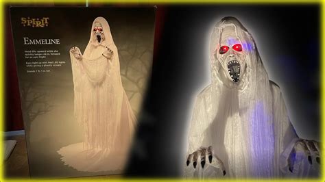 Spirit Halloween Emmeline Unboxing Setup 2023 Lunging Animatronic