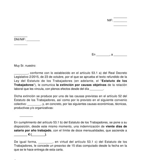 Introducir 102 Imagen Modelo De Carta De Despido Disciplinario Por