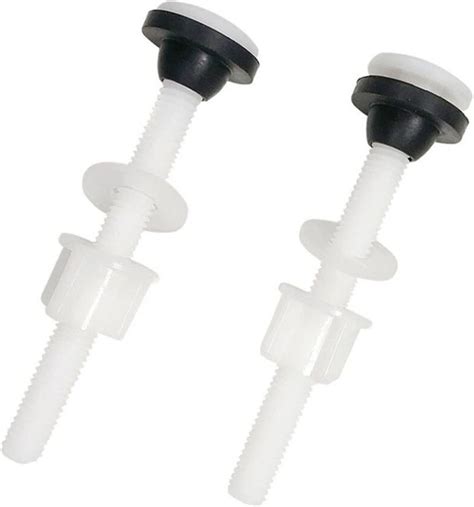 2 Stück WC Sitz Schrauben Universal WC Sitz Scharnier Schrauben und