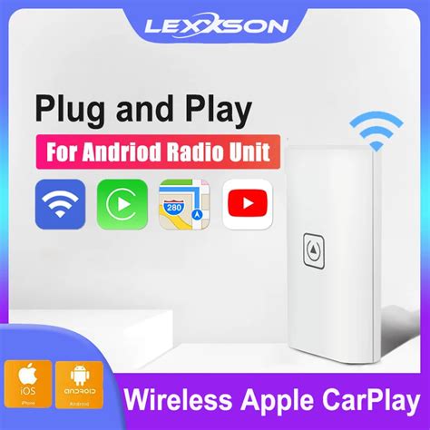 Lexxson Wireless Apple Carplay Android Auto Dongle Adapter Car Airplay