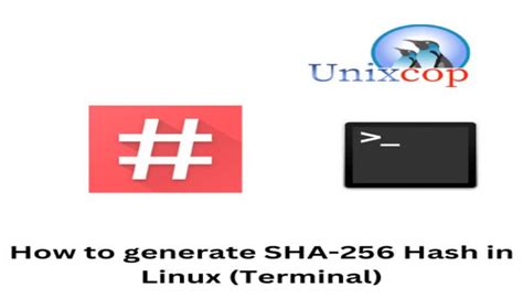 how to generate sha 256 hash in linux terminal