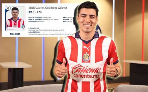Se viene su debut Erick Gutiérrez ya fue registrado con Chivas