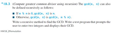 solved 18 3 compute greatest common divisor using