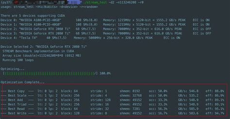 Stream Benchmark Page Cuda Programming And Performance Nvidia