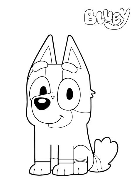 10 coloriages de Bluey gratuits à imprimer Le monde de Disney