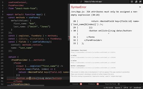 DefaultValues Not Available To Nested Fields In A FieldArray React