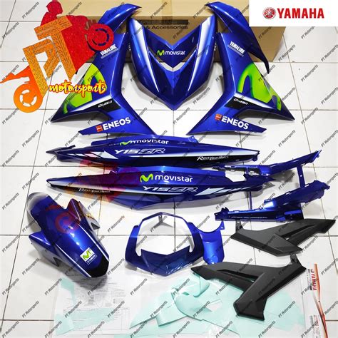 Yamaha Y Zr V Cover Set Body Set Dpbmc Gp Blue Y Gp Blue Movistar