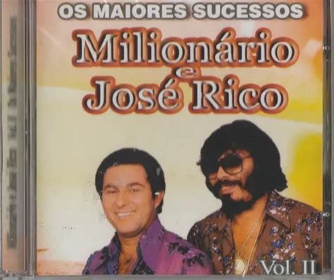 Cd Milionario E Jose Rico Os Maiores Sucessos Mercadolivre
