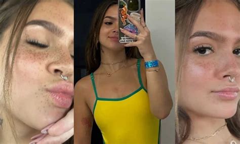 Mel Maia posa de maiô cavado e corpão da atriz impressiona