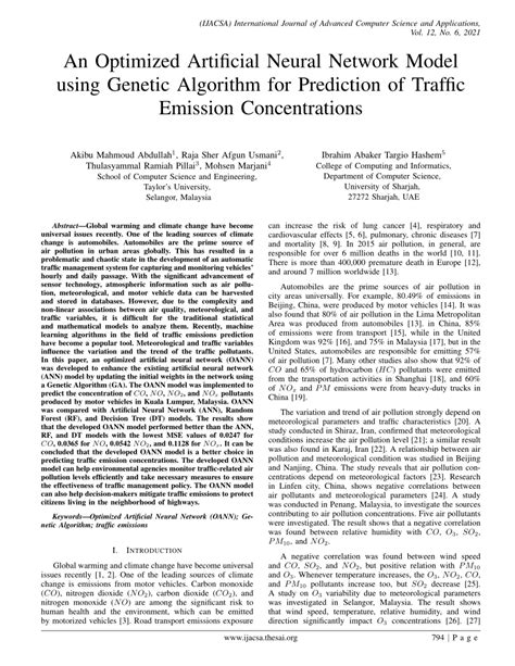 pdf an optimized artificial neural network model using genetic algorithm for prediction of