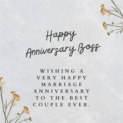 Work Anniversary Wishes For Boss Messages Quotes Status And