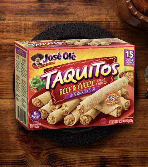 Beef Cheese Taquitos In Flour Tortillas Oz Jose Ole