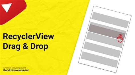 Android Drag And Drop Tutorial Recyclerview Android Studio Youtube