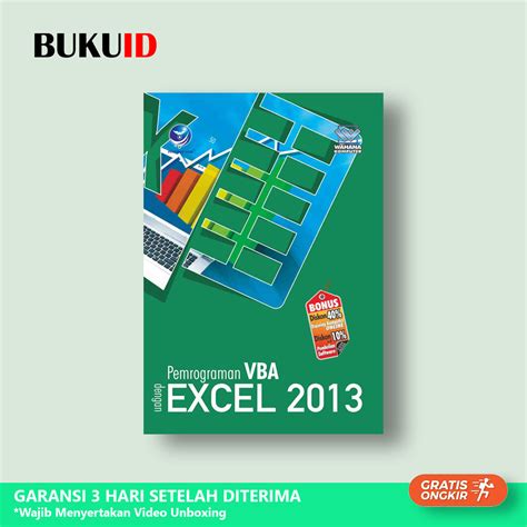 Jual Buku Pemrograman VBA Dengan Excel 2013 Shopee Indonesia
