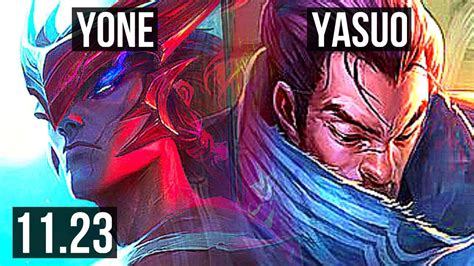 Yone Vs Yasuo Top Defeat Solo Kills Games Kr Master