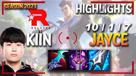 KT Kiin JAYCE Vs PANTHEON HIGHLIGHTS KR Ranked YouTube