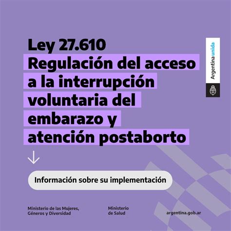 Ley 27 610 regulación del acceso a la interrupción voluntaria del