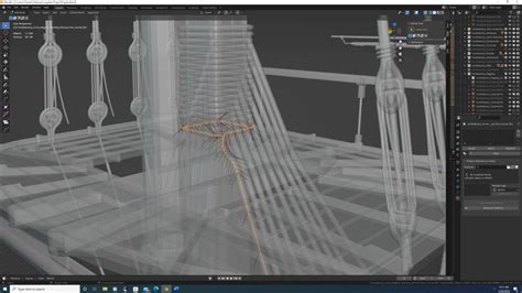 3D Ropes Rigging In Blender CAD And 3D Modelling Drafting Plans With