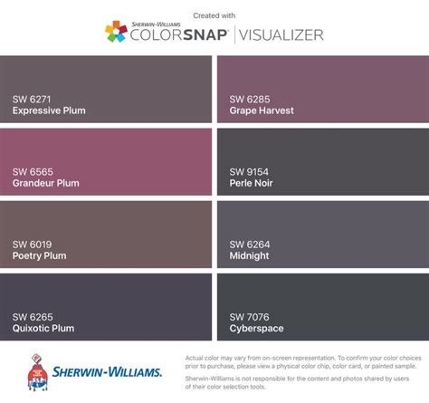 2018 Deep Plums By Sherwin Williams Expressive Plum SW 6271