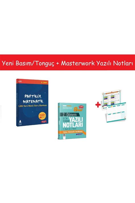 Tonguç Yayınları Tonguç Partikül Matematik Lgs Soru Bank 8 Sınıf 2