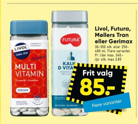 Livol Multi Vitaminer Tilbud Hos Bilka