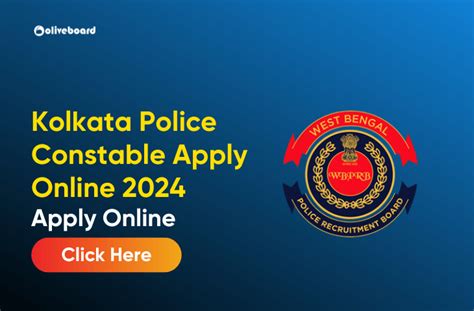 Kolkata Police Constable Apply Online 2024 KP Apply Online Link