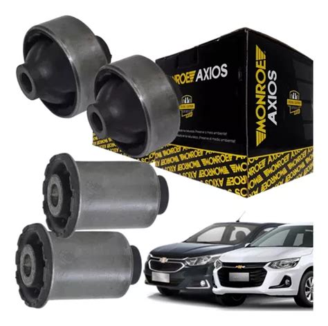 Kit 4 Buchas Balança Bandeja Cobalt Onix Spin Prisma Axios