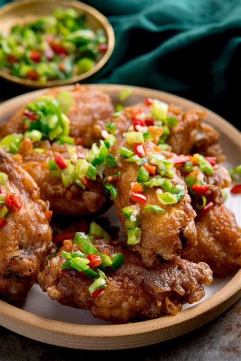 Salt And Pepper Chicken Wings Nickys Kitchen Sanctuary