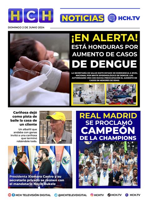 Portada De HCH Domingo 2 De Junio De 2024 HCH TV