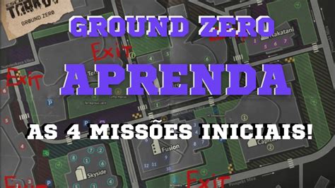 As 4 primeiras missões do GROUND ZERO na PRÁTICA Escape From Tarkov