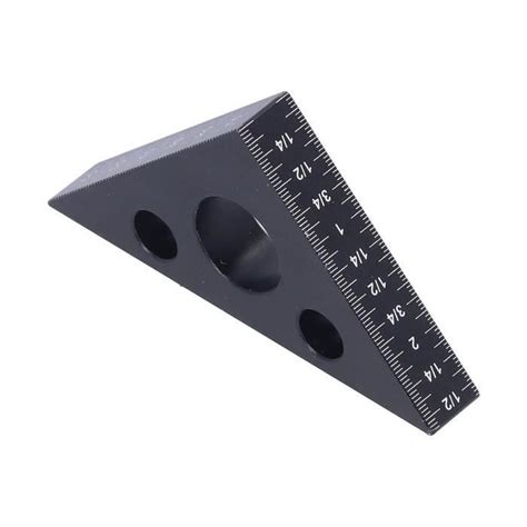 Cikonielf règle d angle métrique Outil de mesure d épaisseur de 15mm d