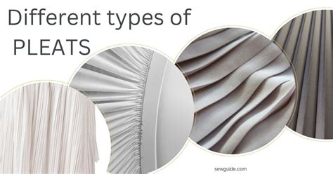 Types Of Pleats Seen On Clothes Sewguide