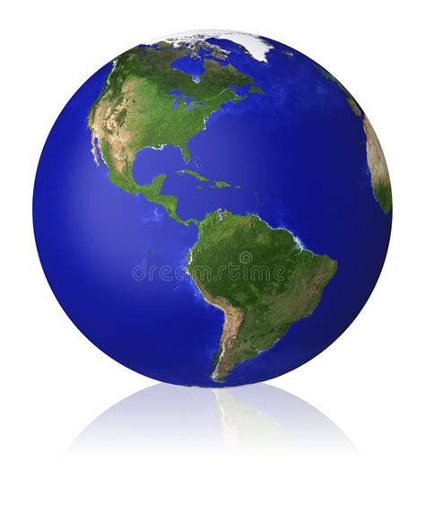 Mapa Do Globo Do Planeta Da Terra Ilustração Stock Ilustração de