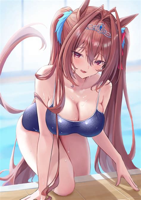 Daiwa Scarlet Anime Ero Swim Umamusume Anime Ero Взрослые