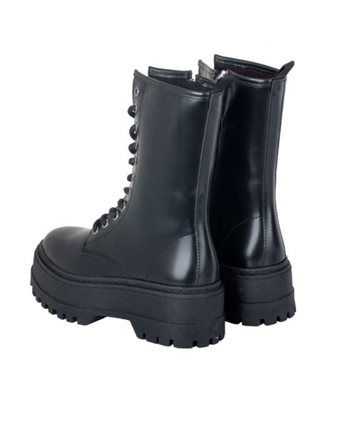 Comprar Botas Militares Altas Con Plataforma Pera Limonera Para Mujer