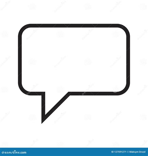 Comment Icon Vector Stock Vector Illustration Of Speak 127591271