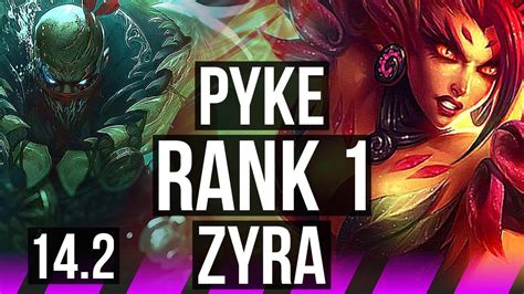 PYKE Twitch Vs ZYRA Varus SUP Rank 1 Rank 1 Pyke JP