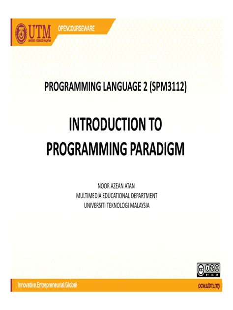 introduction to to programming paradigm programming paradigm pdf object oriented programming
