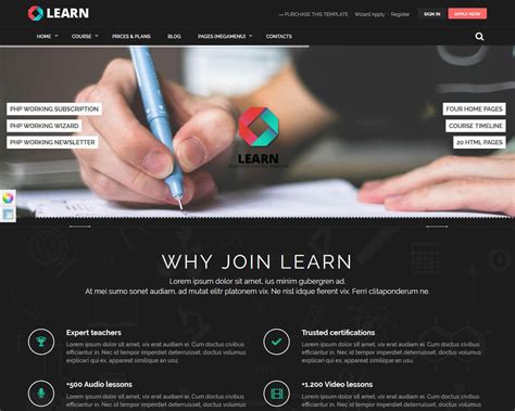Best Education Html Website Templates Templatemag