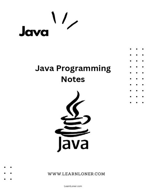 java programming notes pdf class computer programming string computer science