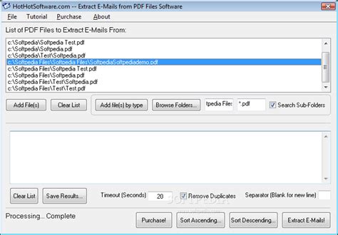 download extract e mails from pdf files software
