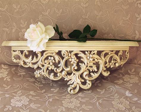Ornate Wall Shelf Iron Garden Decor