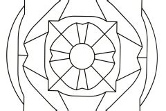 Mandala With Cupcakes Zen Anti Stress Mandalas