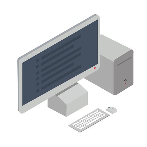 Isometric Vector Computer Design Concept 1882967 Vector Art At Vecteezy