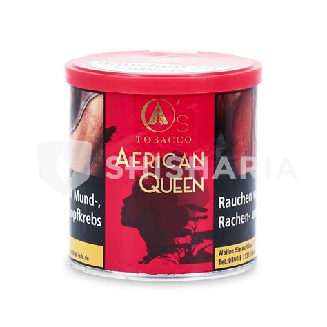 O S Doobacco Red Shisha Tabak 200g AFRICAN QUEEN