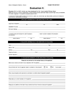 Fillable Online Atsu Eval Forms Doc Atsu Fax Email Print PdfFiller